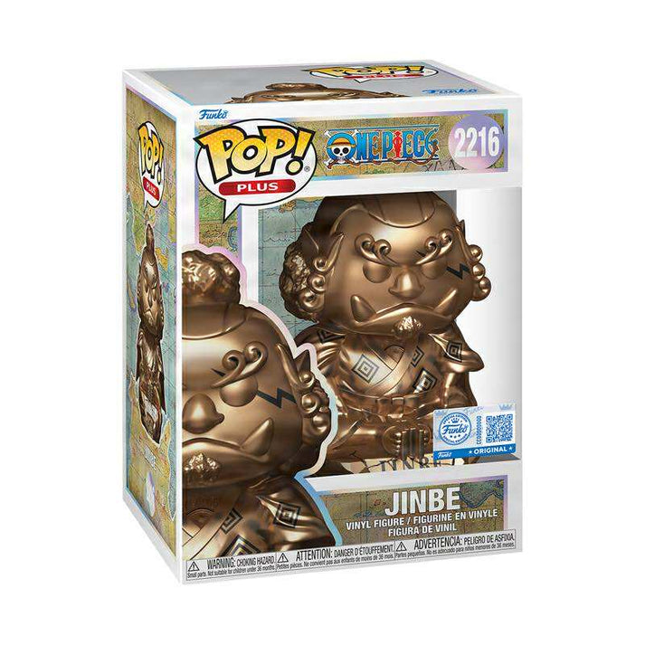 Pre-order Funko POP Plus: One Piece - Jinbe Statue (Bronze) with Pop ...